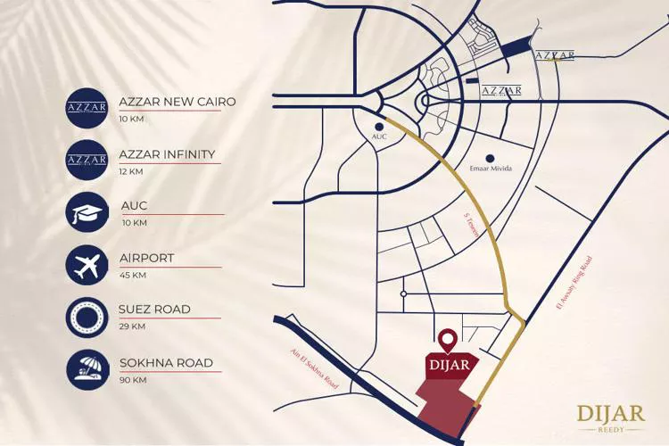 كمبوند ديجار التجمع الخامس 2026 Compound Dijar New Cairo